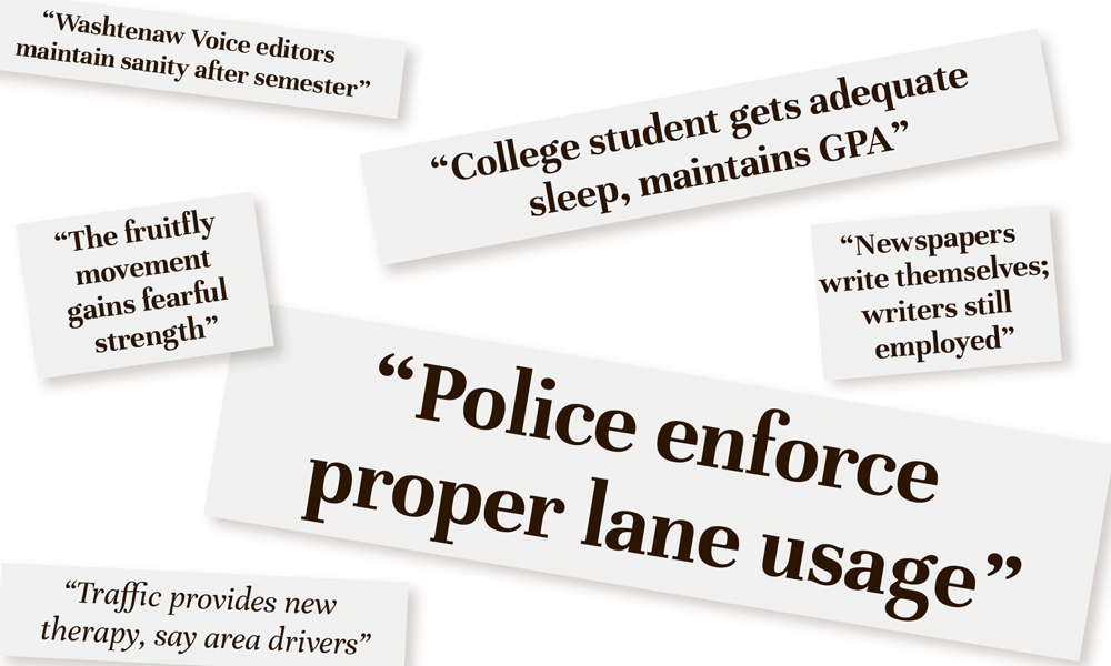 Opinion: Headlines in 2019 we'd like to see - The Washtenaw Voice