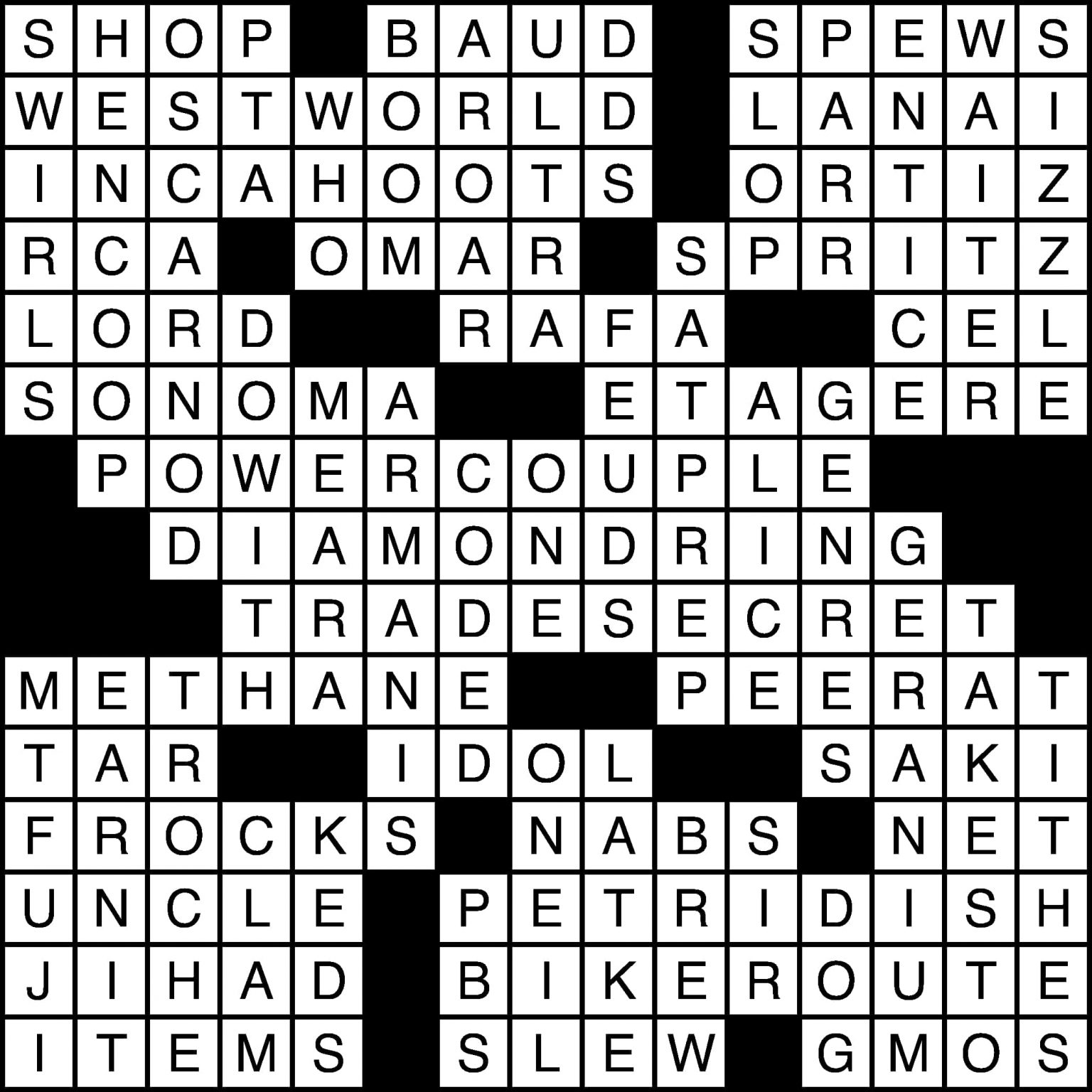 Puzzle Answers: 11/19/2019 - The Washtenaw Voice