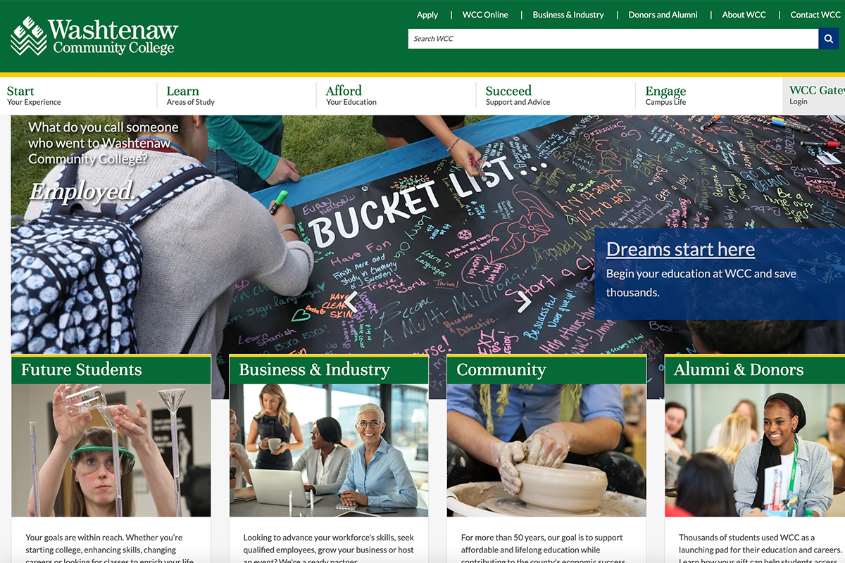 Update: New WCC website launches Dec. 4 - The Washtenaw Voice