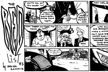 Comic: The Red List #3 - The Washtenaw Voice