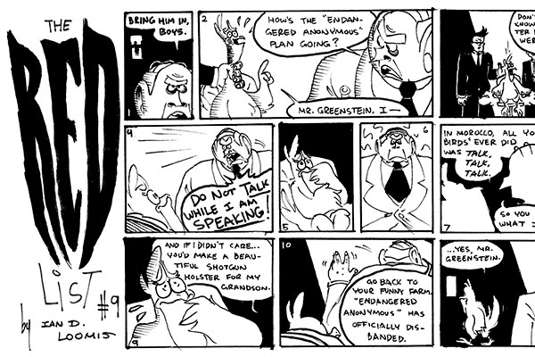 Comic: The Red List #9 - The Washtenaw Voice