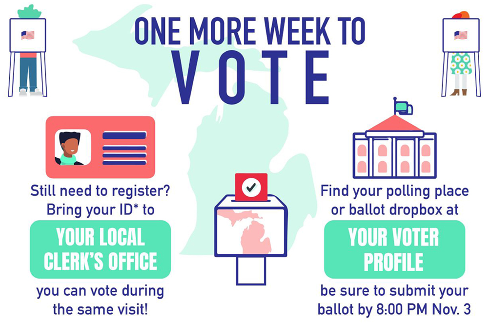 One more week to vote - The Washtenaw Voice